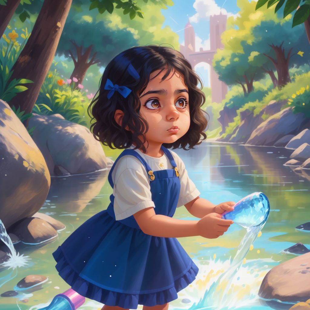 Childbook.ai - Ayla in the migical forest